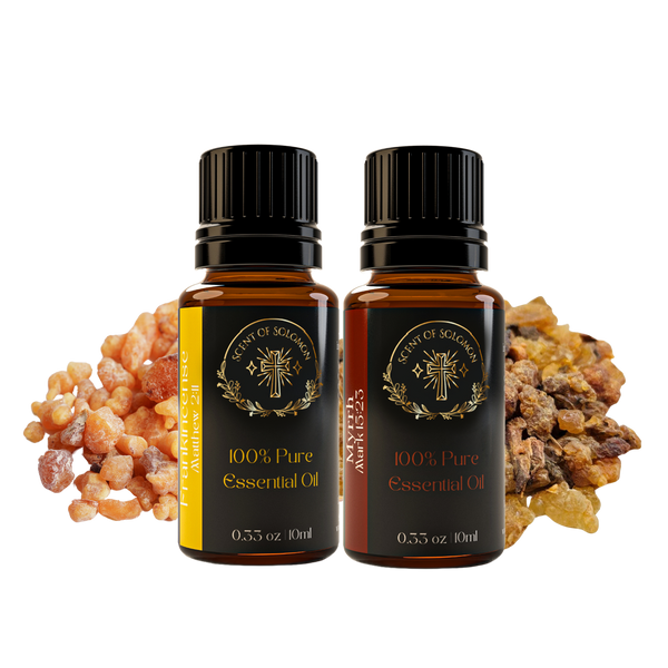 Frankincense and Myrrh Oils + Resin Combo Set — The Original Christian ...