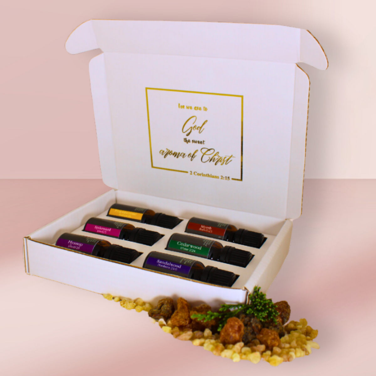 Six Oils of the Life of Jesus Christ 100% Pure Essential Oils Gift Set ...